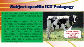 Subject - specific ICT pedagogy: design, use and experience | PDF