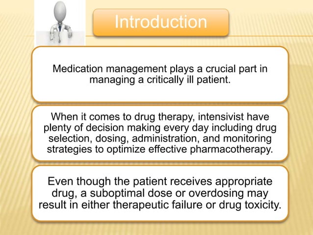 ROLE OF PHARMACIST IN INTENSIVE CARE UNIT | PPTX | Pharmaceutical ...