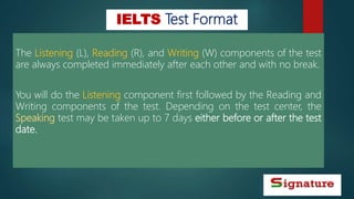 IELTS Test Format: Four Modules | PPT