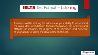 IELTS Test Format: Four Modules | PPTX