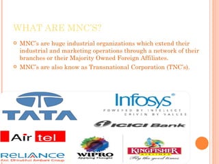 Presentation on mnc | PPT
