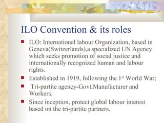 Presentation On Ilo Convention | PPT