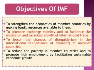 Presentation On Imf | PPT