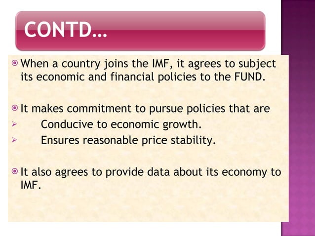Presentation On Imf