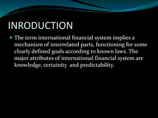 Presentation on imf | PPTX