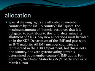 Presentation on imf | PPT