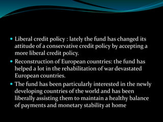 Presentation on imf | PPTX