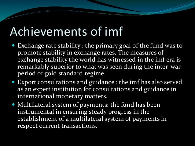 Presentation on imf