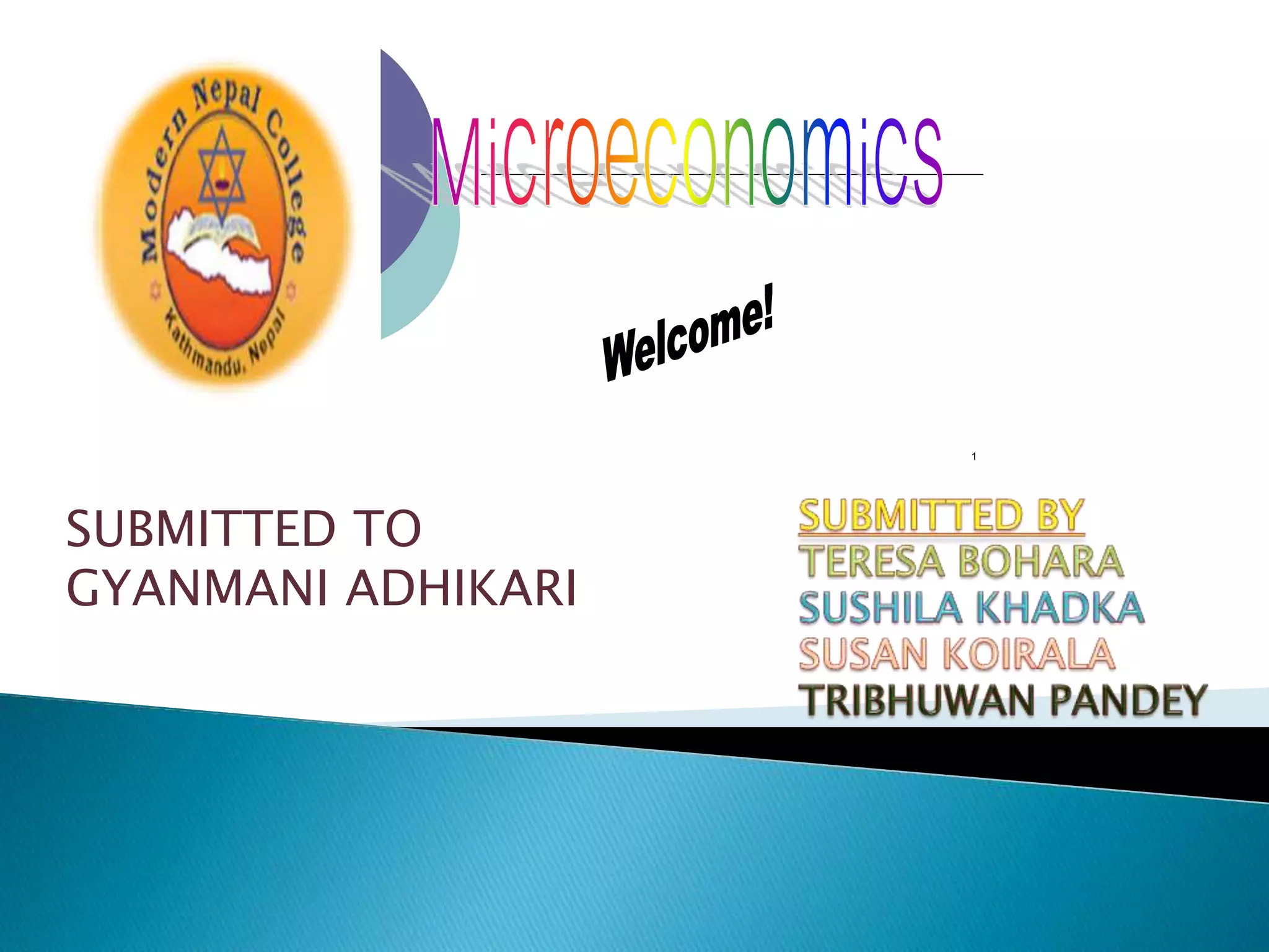 Presentation on importance of microeconomics | PPTX