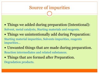 Presentation on impurity | PPTX