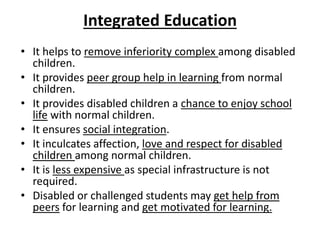 Presentation on integration and inclusion | PDF