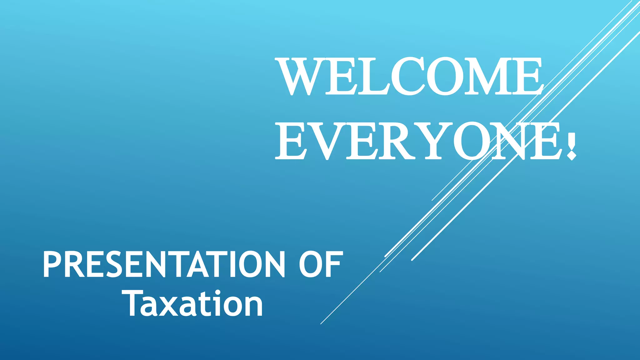Presentation on income tax | PPTX