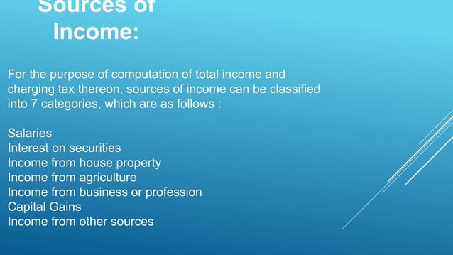 Presentation on income tax | PPT