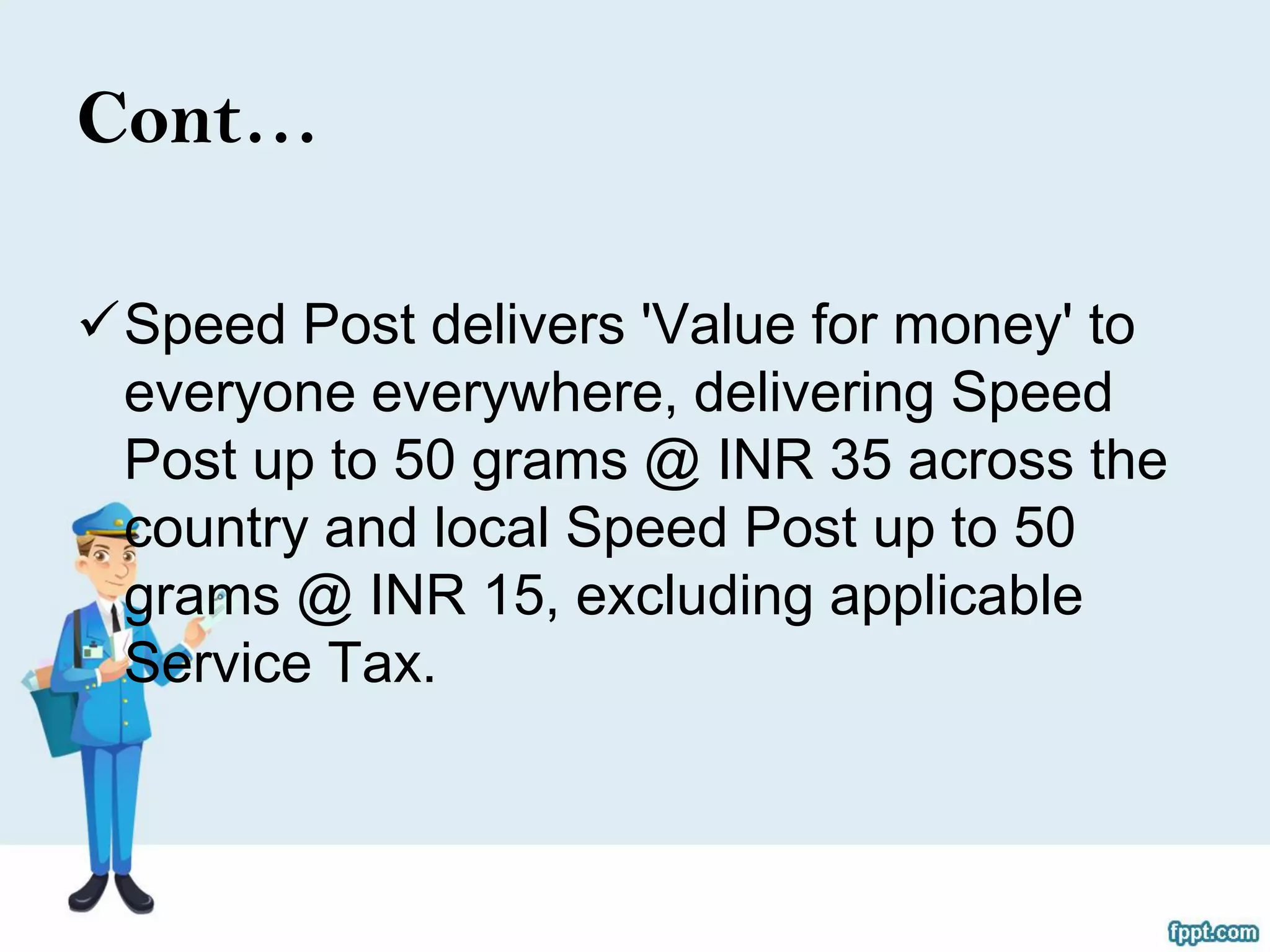 Presentation on indian postal system | PDF