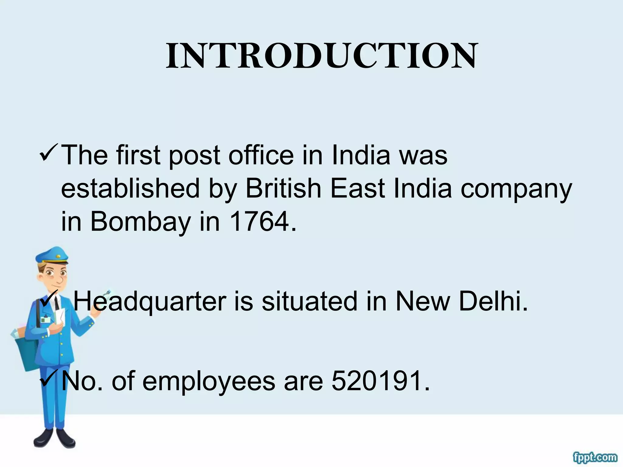 Presentation on indian postal system | PDF