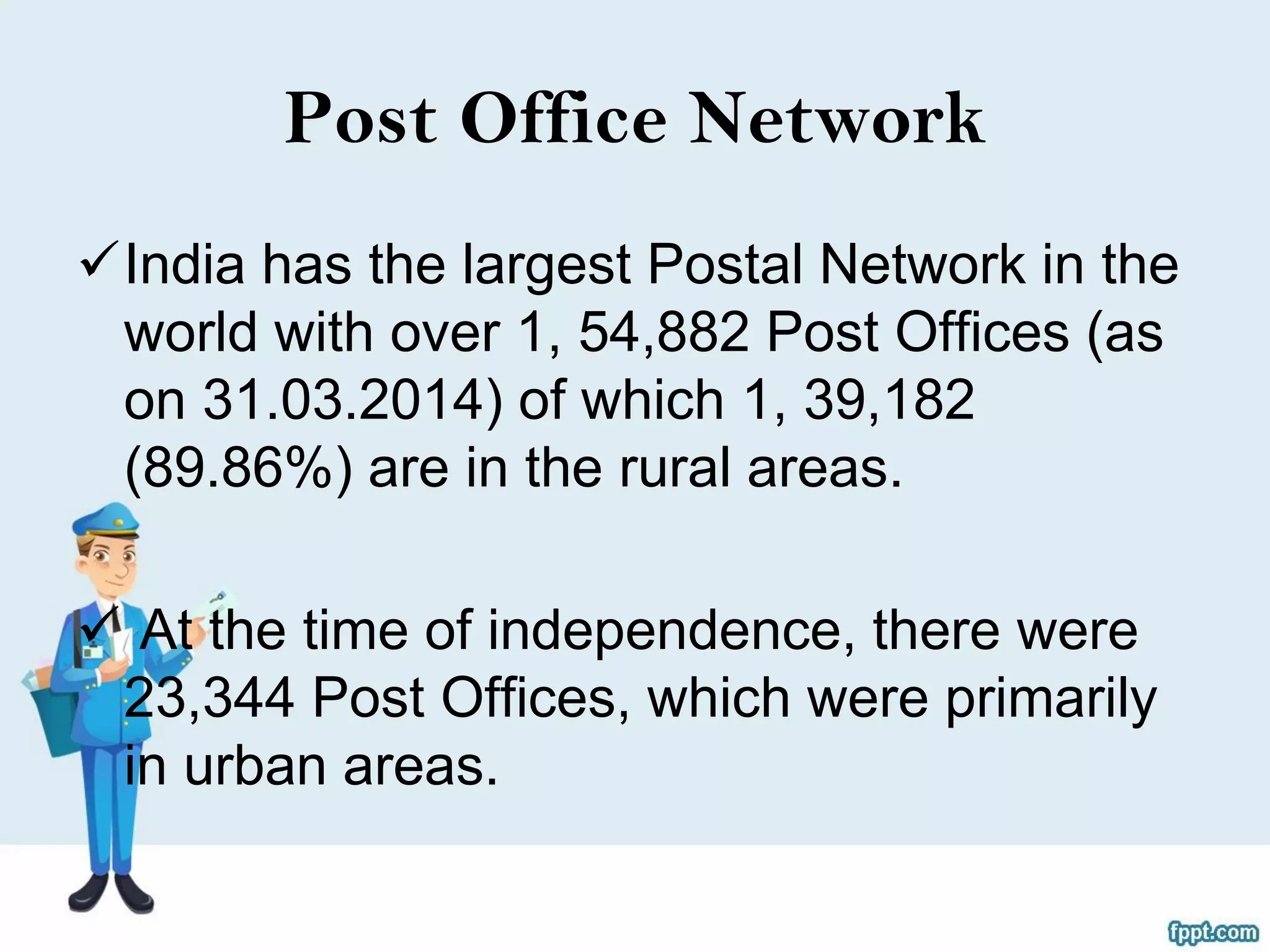 Presentation on indian postal system | PDF