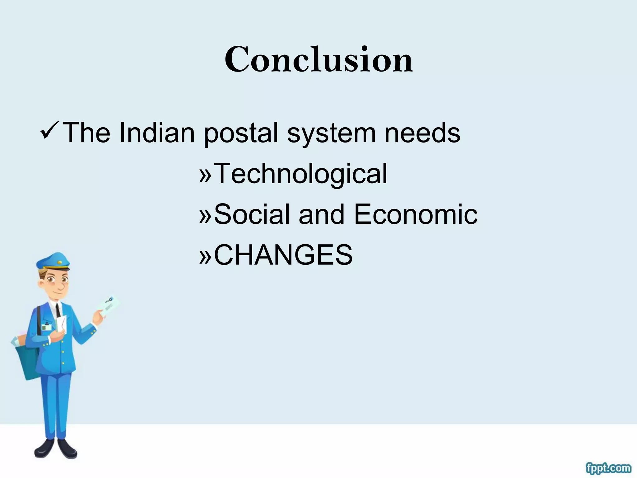 Presentation on indian postal system | PDF
