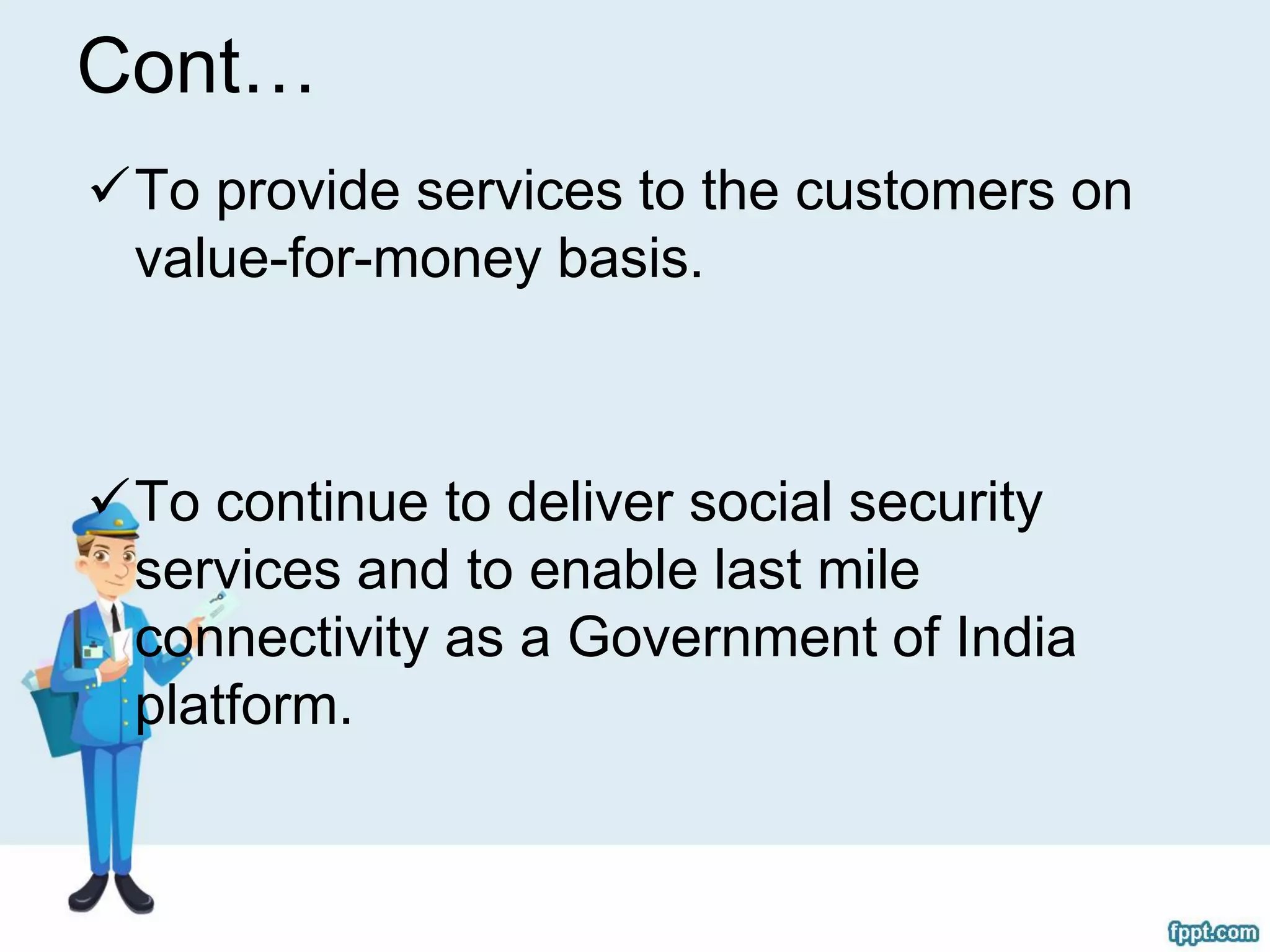 Presentation on indian postal system | PDF