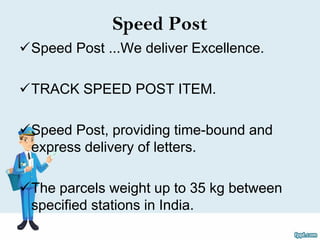 Presentation on indian postal system | PDF