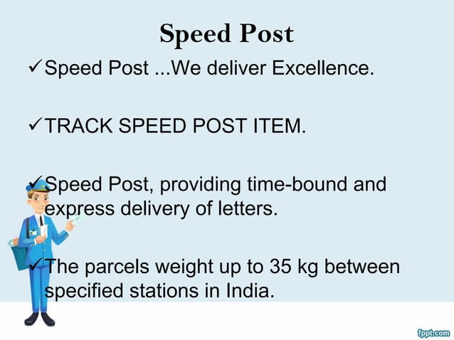 Presentation on indian postal system | PDF | Business | Business and ...