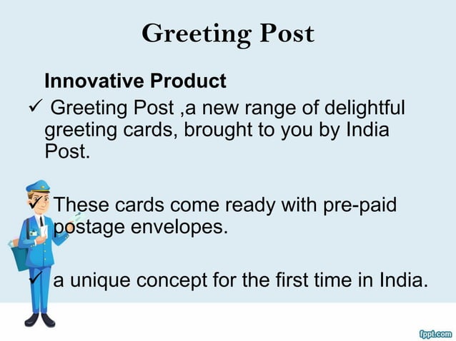 Presentation on indian postal system | PDF | Business | Business and ...