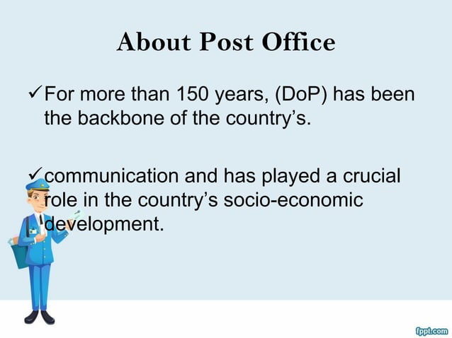 Presentation on indian postal system | PDF | Business | Business and ...