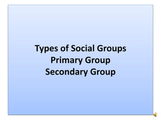Individual, group and society ppt | PPTX