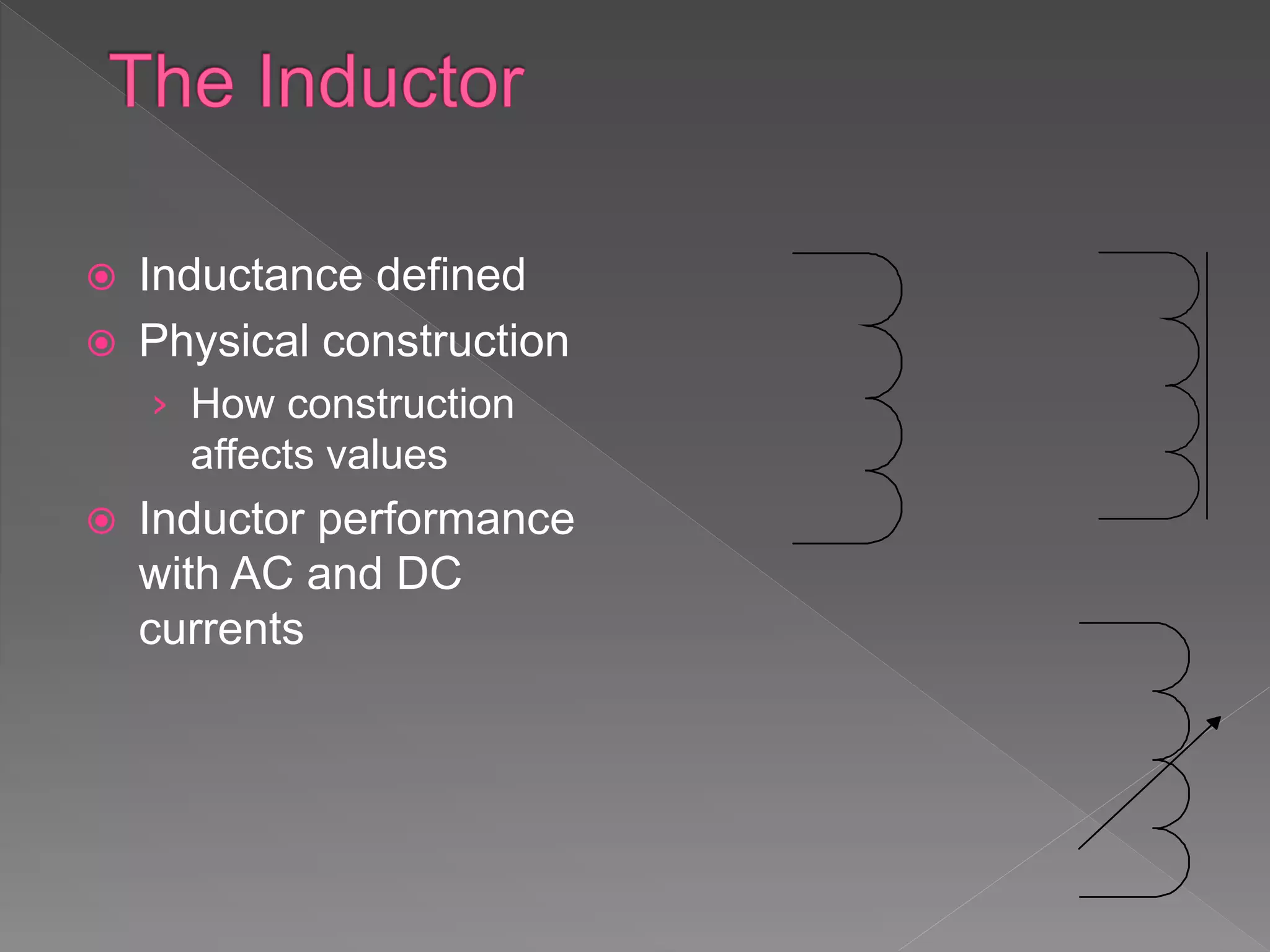 Presentation on inductor | PPTX