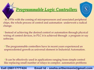 Industrial Training on PLC SCADA HMI for fresher engineers | PPT