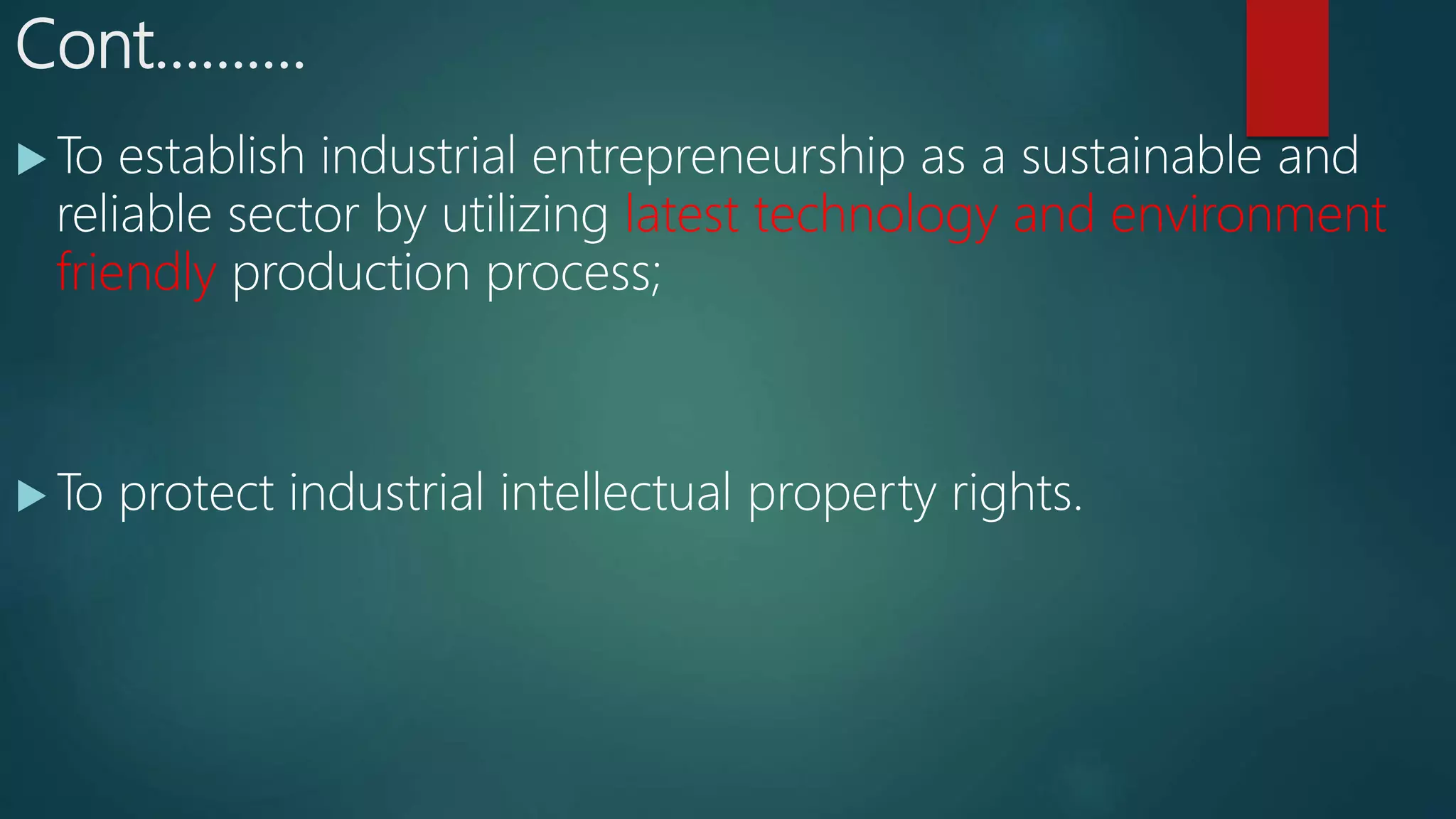 Presentation on industrial policy | PPTX