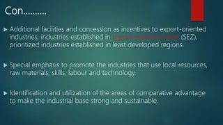 Presentation on industrial policy | PPT