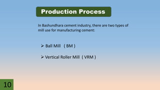 Presentation on industrial tour & field visit at bashundhara cement factory. | PPTX