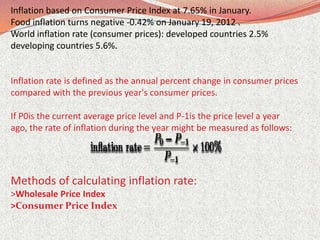 Presentation on inflation | PPTX