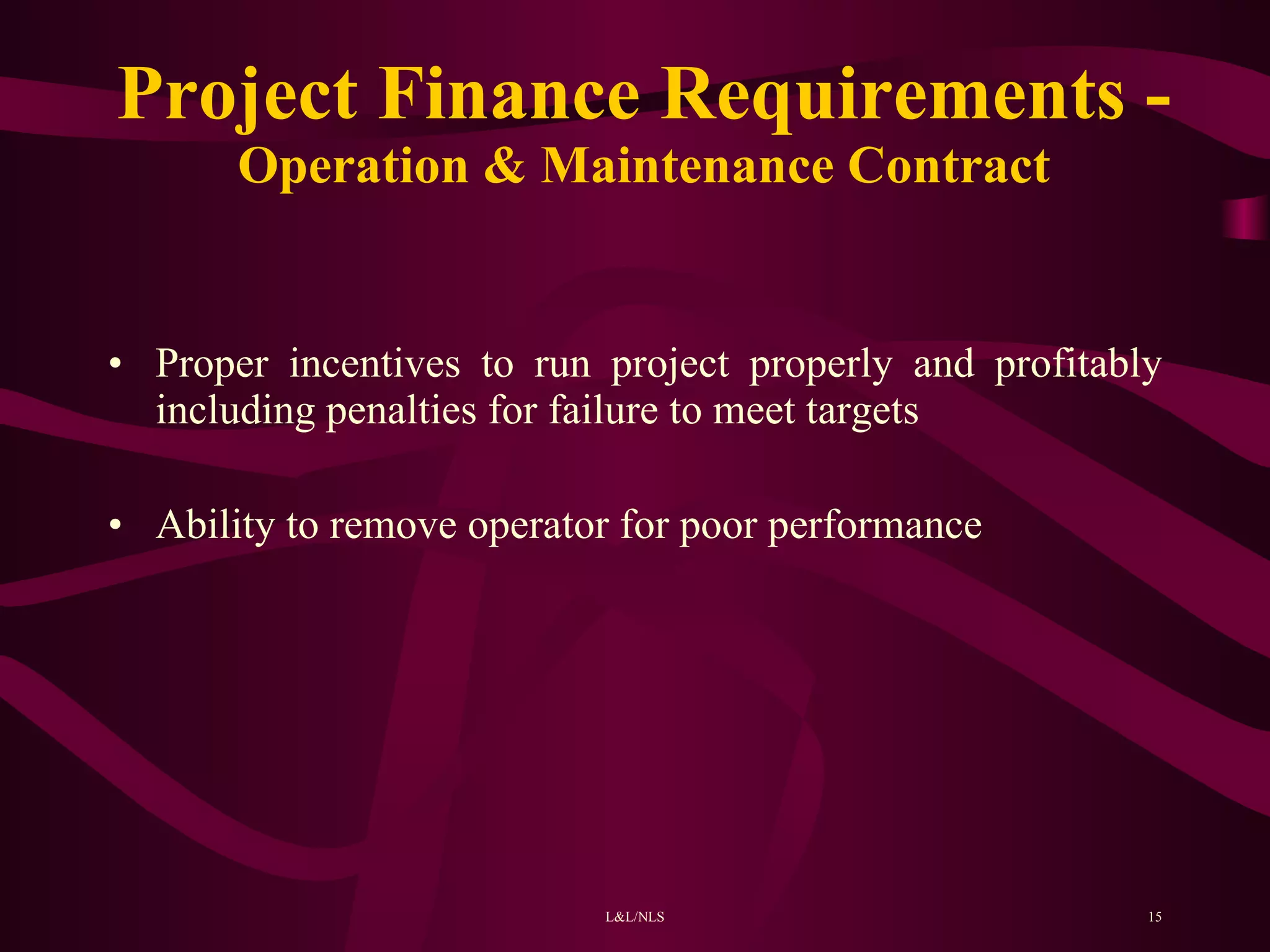 Presentationon infrastructure project_finance | PPT