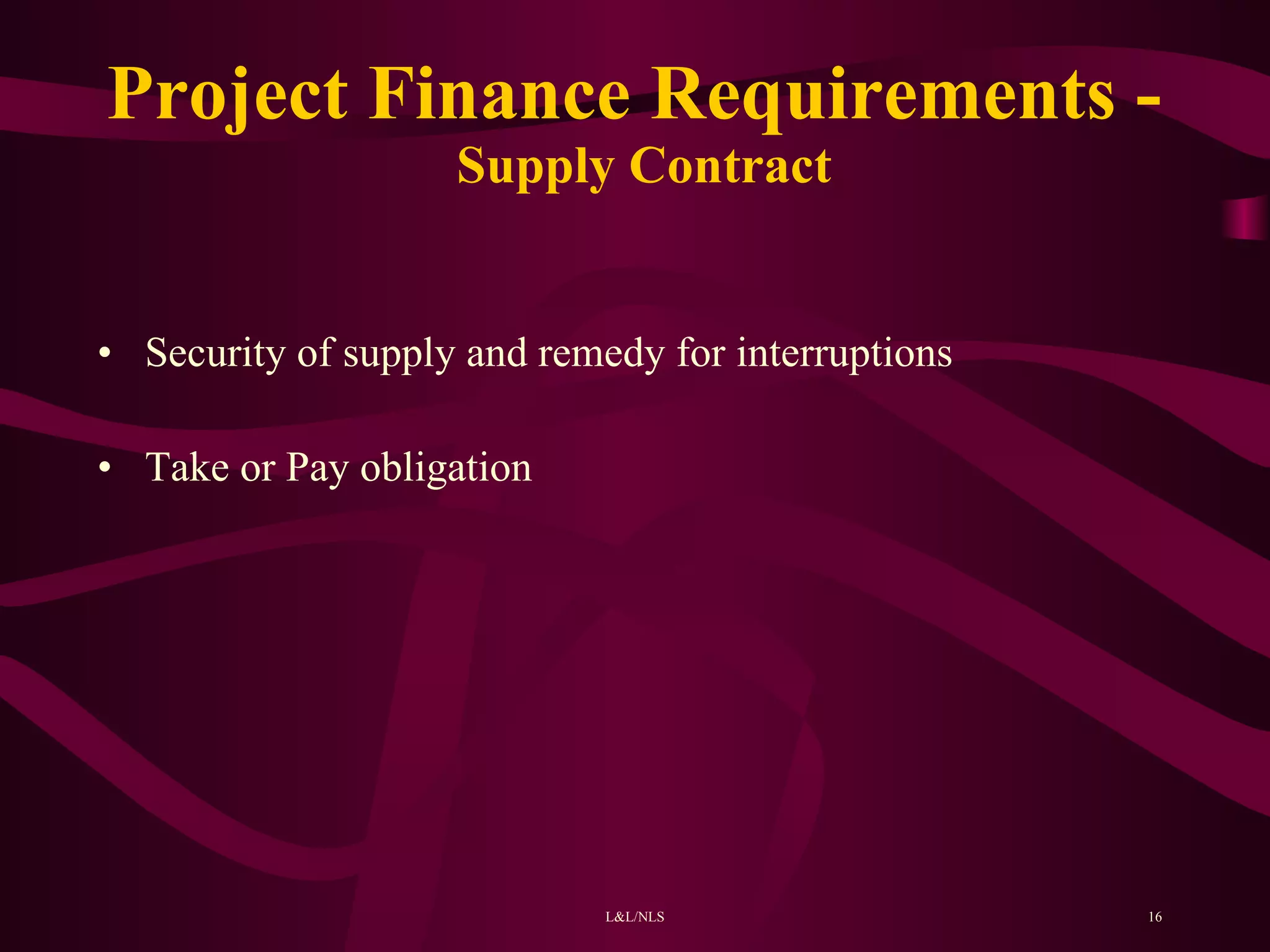 Presentationon infrastructure project_finance | PPT