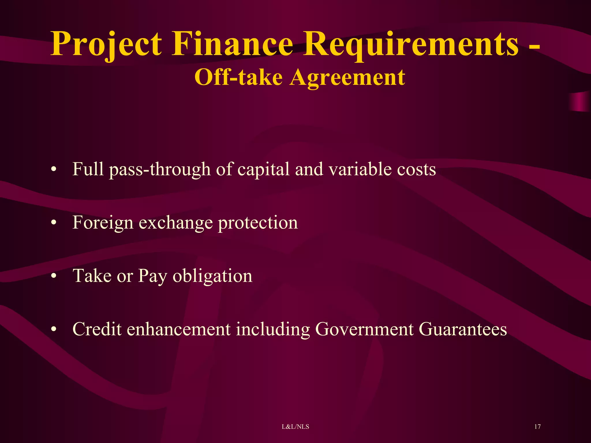 Presentationon infrastructure project_finance | PPT