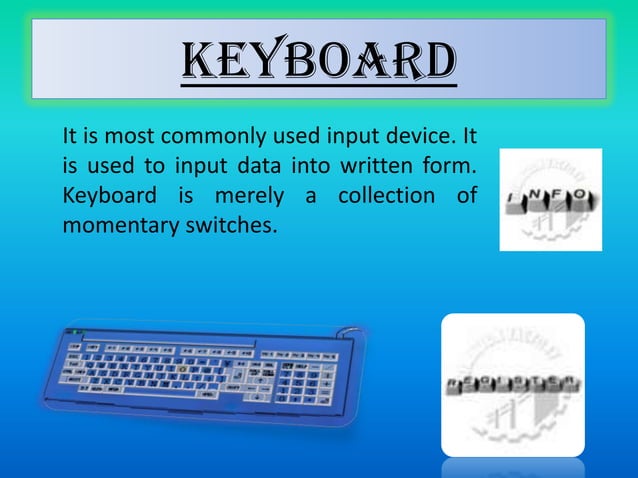Presentation on input devices... | PPT