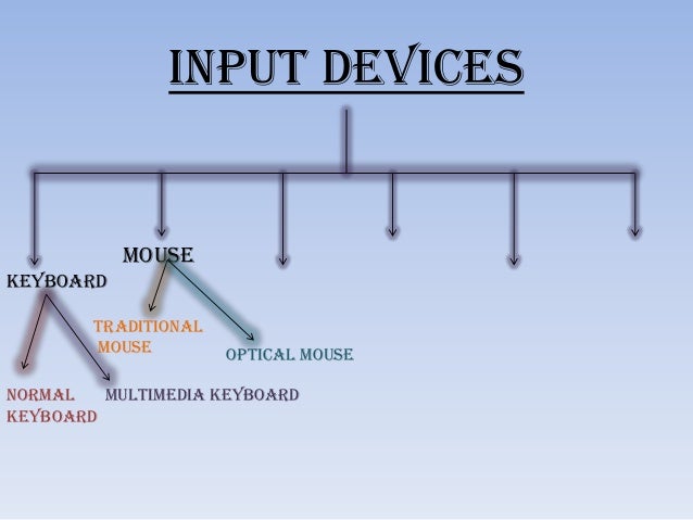 Presentation on input devices...