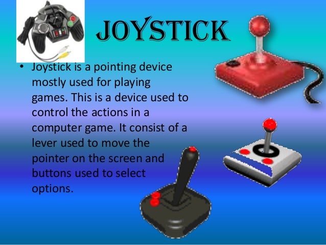 Presentation on input devices...