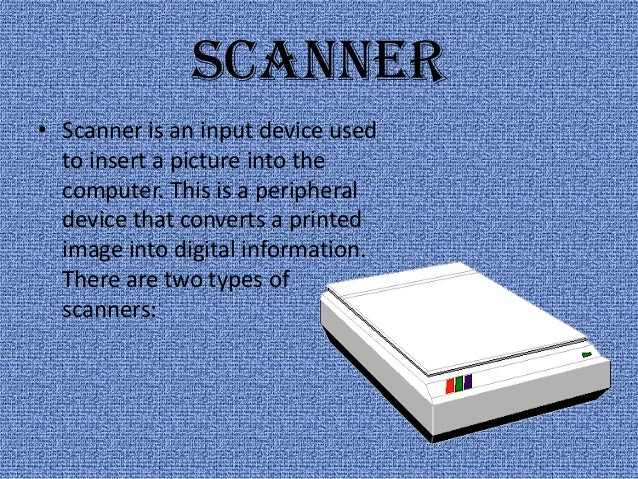 Presentation on input devices...