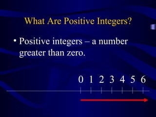 Integers | PPT