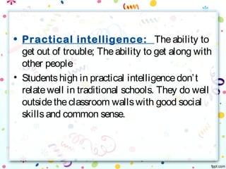 intelligence test | PPT