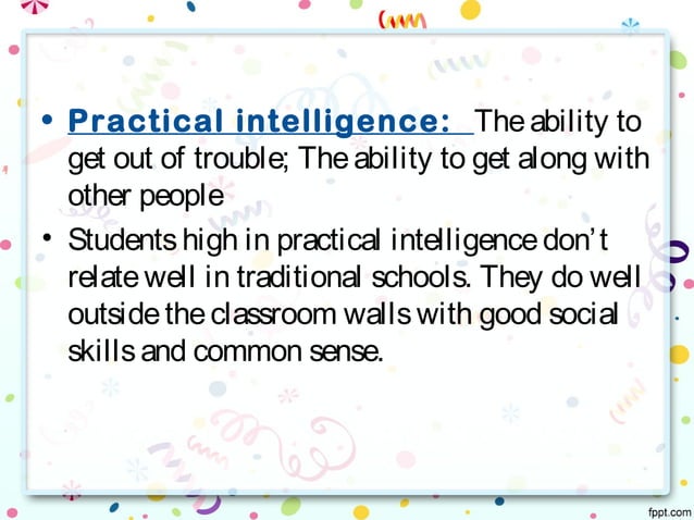 intelligence test | PPT