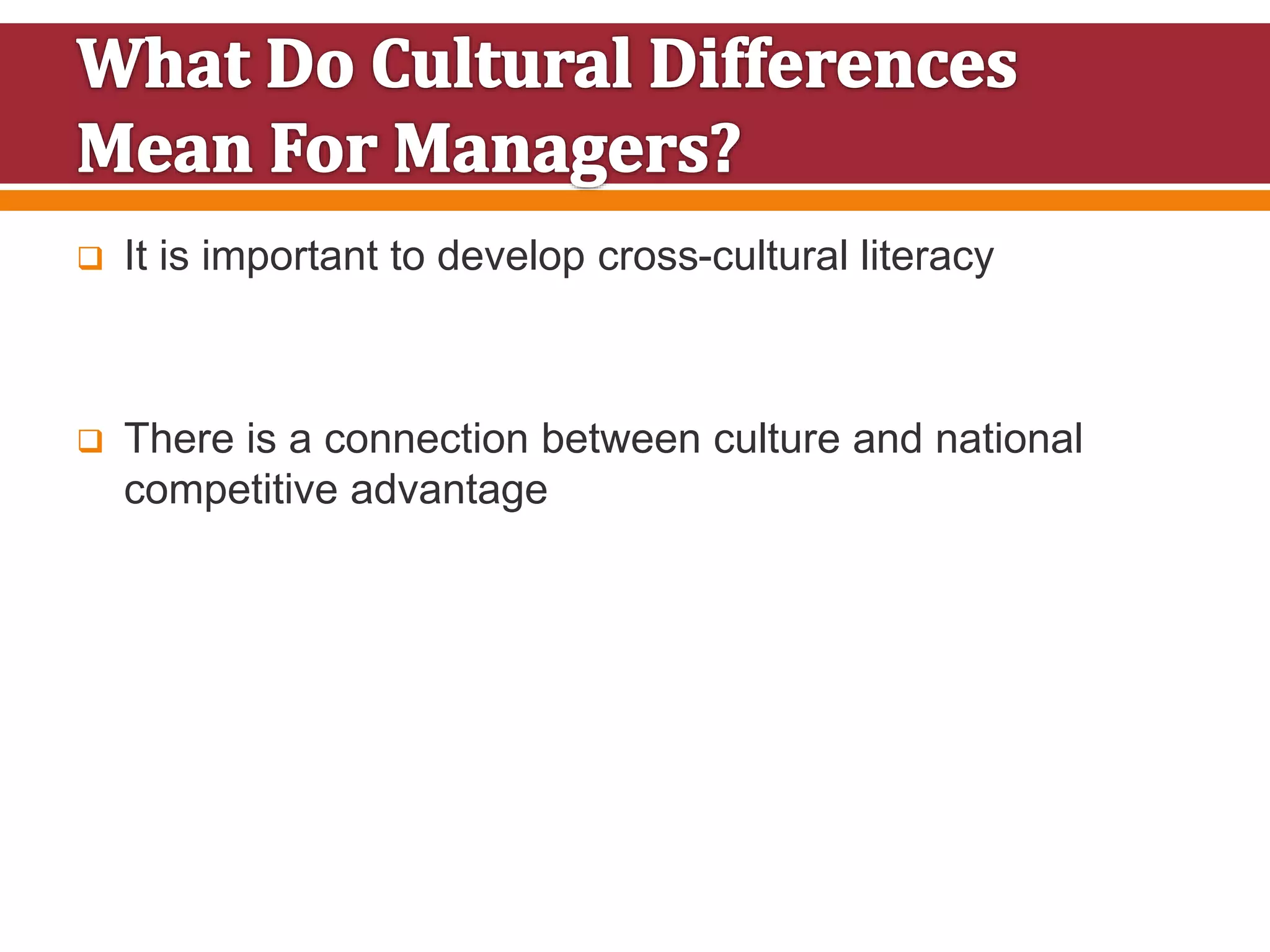 Presentation on international business( differences in culture) | PPTX