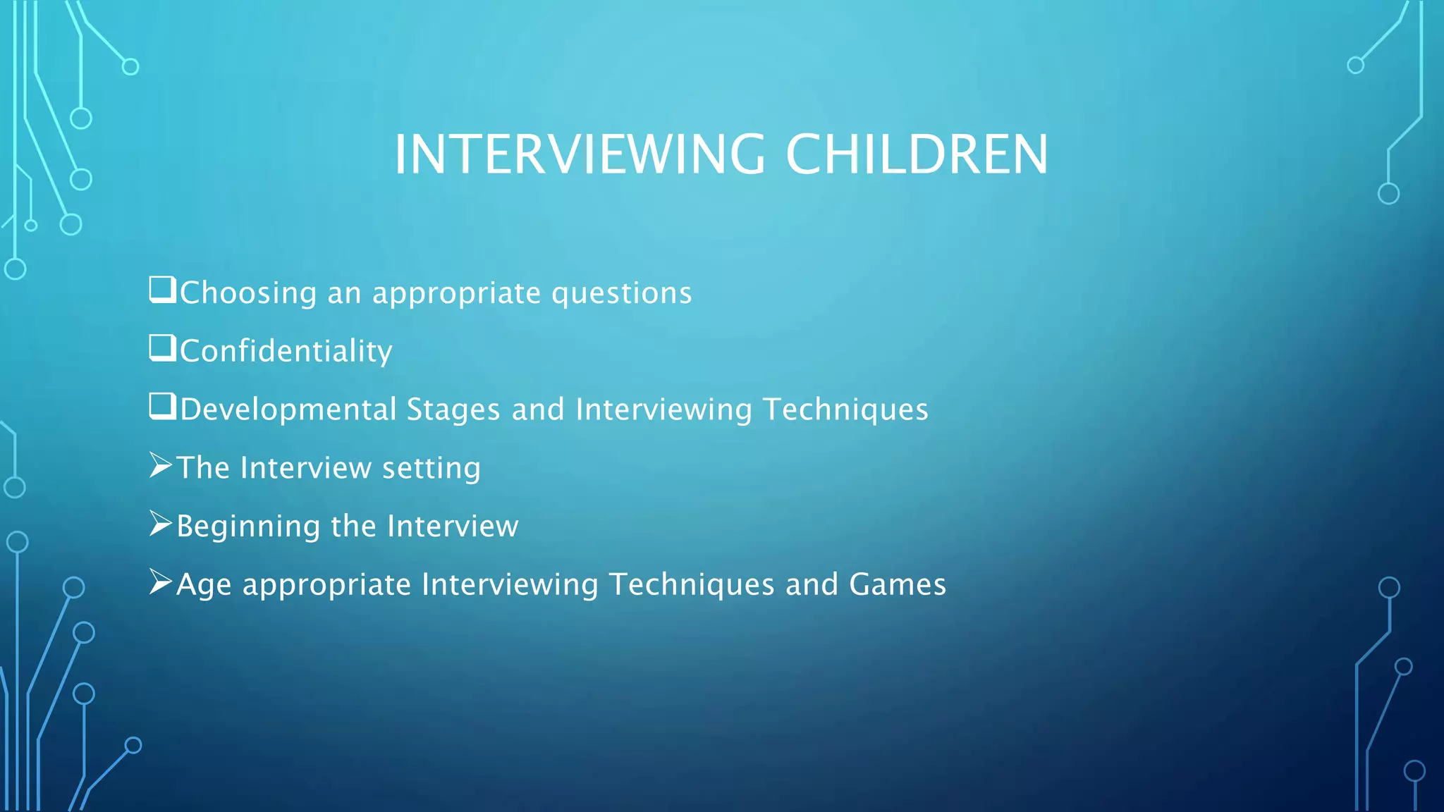 Child Interview Method | PPTX