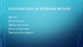 Child Interview Method | PPTX | Resume Writing and Advice | Job Search