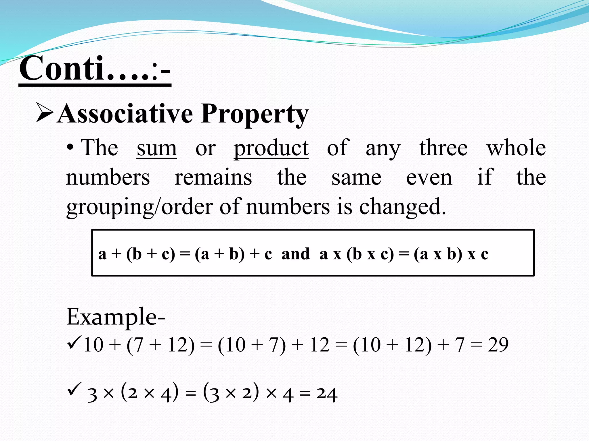 Presentation on introducing whole number | PPTX