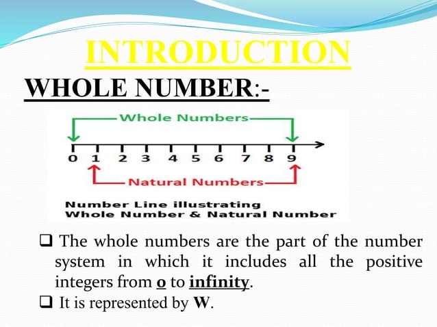 Presentation on introducing whole number | PPTX