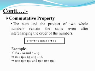 Presentation on introducing whole number | PPTX