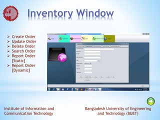 Presentation on inventory management system | PPTX